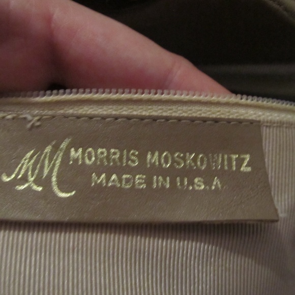 Morris Moskowitz | Bags | Vintage Morris Moskowitz Beigetan Clutch ...